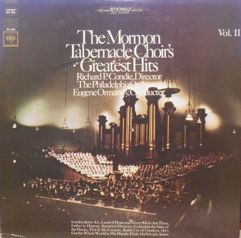 Mormon Tabernacle Choir - Greatest Hits Vol. Ii (LP) For Sale