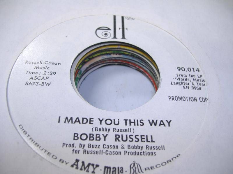 Bobby Russell Vinyl Records and CDs For Sale | MusicStack
