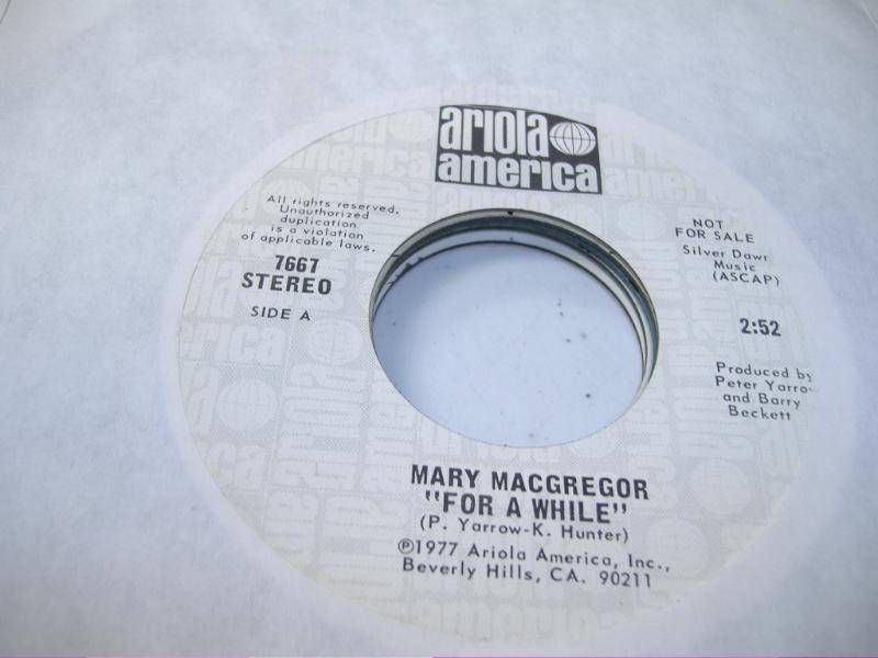 Mary Macgregor Vinyl Records and CDs For Sale | MusicStack