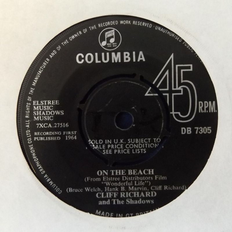 Cliff Richard On The Beach Vinyl Records and CDs For Sale | MusicStack