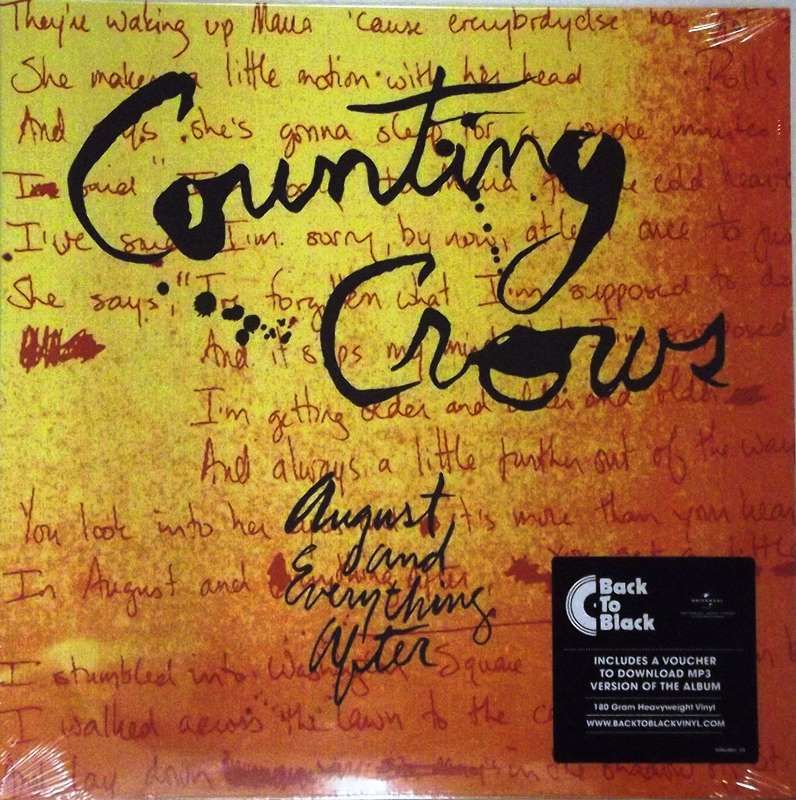 Counting Crows August And Everything After Vinyl Records and CDs For ...