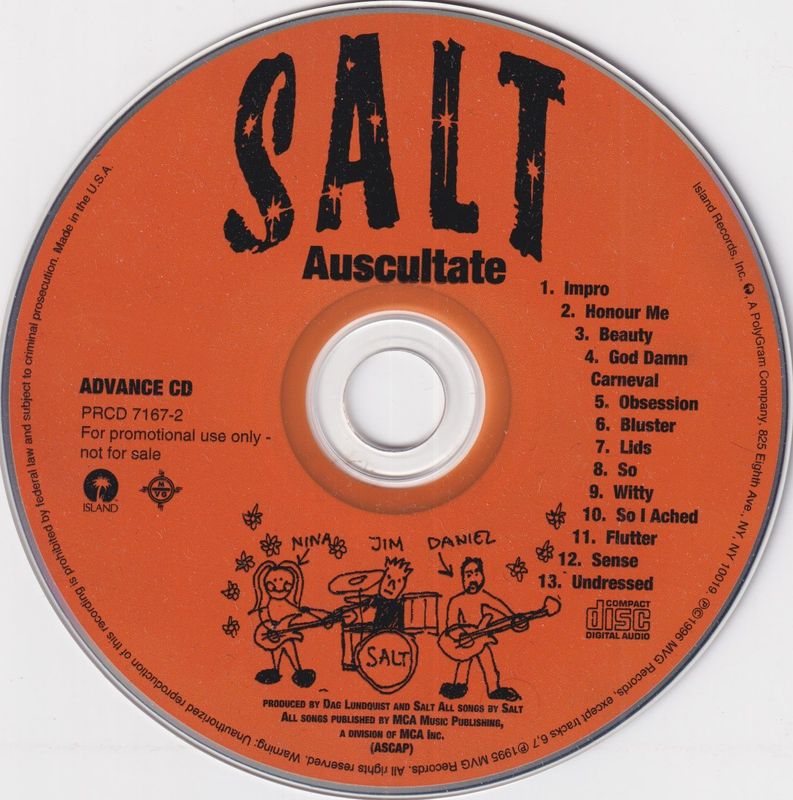 Salt Auscultate Vinyl Records and CDs For Sale | MusicStack