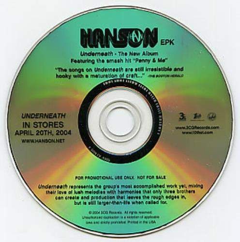 Hanson Underneath Vinyl Records and CDs For Sale | MusicStack