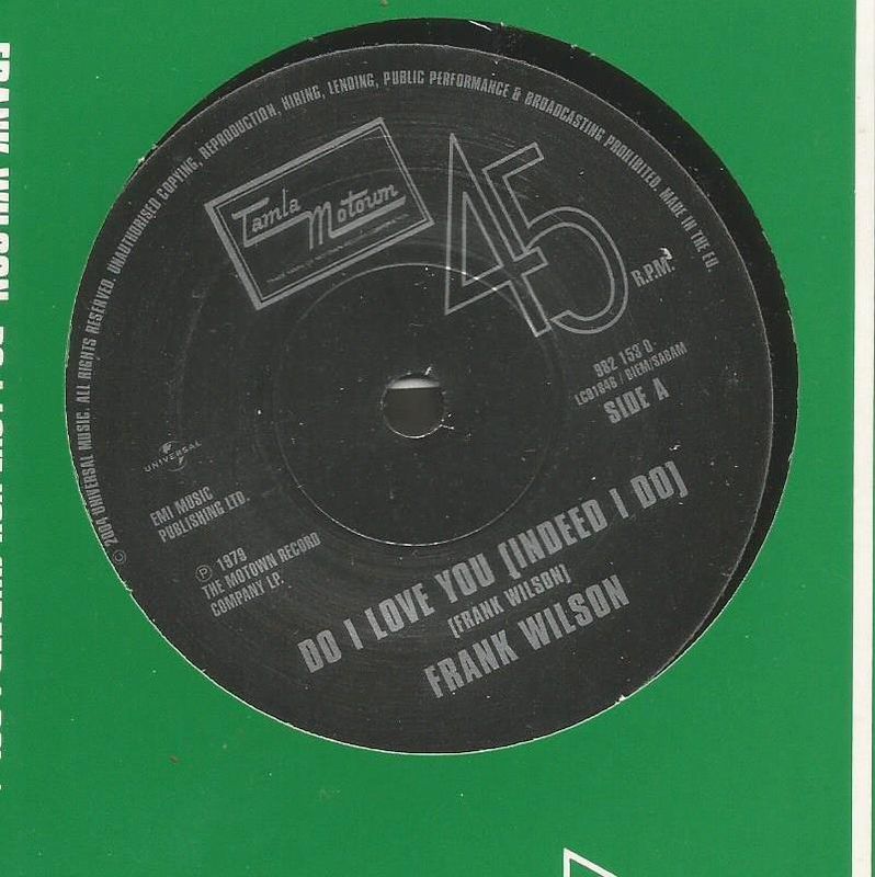 Frank Wilson Do I Love You Vinyl Records and CDs For Sale | MusicStack