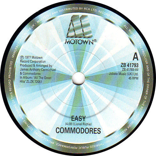 Commodores Easy Vinyl Records and CDs For Sale | MusicStack