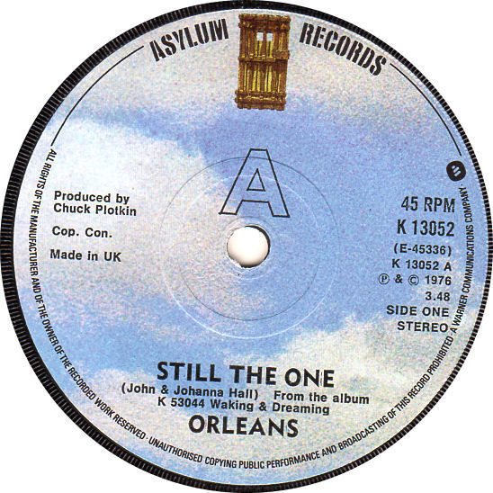 Orleans - STILL THE ONE / SIAM SAM (7") For Sale