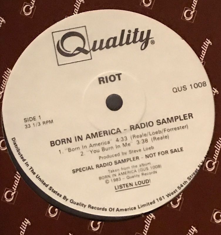 Riot Vinyl Records and CDs For Sale | MusicStack