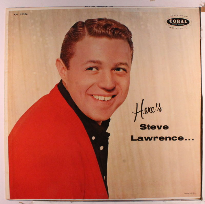 Steve Lawrence Here's Steve Lawrence Vinyl Records and CDs For Sale ...