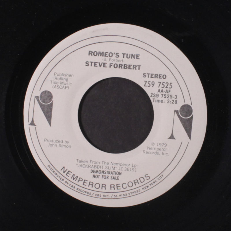 Steve Forbert Romeo's Tune Vinyl Records and CDs For Sale | MusicStack