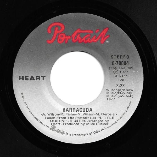 Heart Barracuda Vinyl Records and CDs For Sale | MusicStack