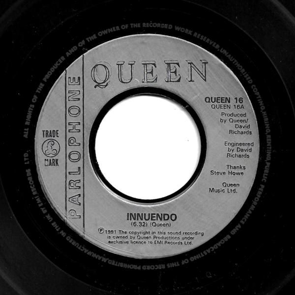 Queen Innuendo Vinyl Records and CDs For Sale | MusicStack