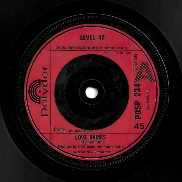 Level 42 Love Games Vinyl Records and CDs For Sale | MusicStack