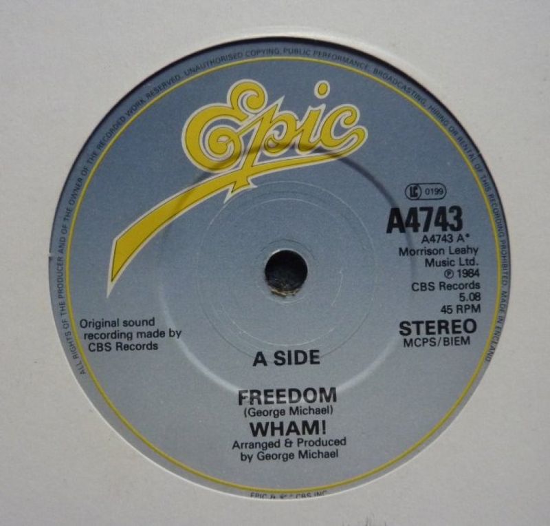 Wham! Freedom Vinyl Records and CDs For Sale | MusicStack