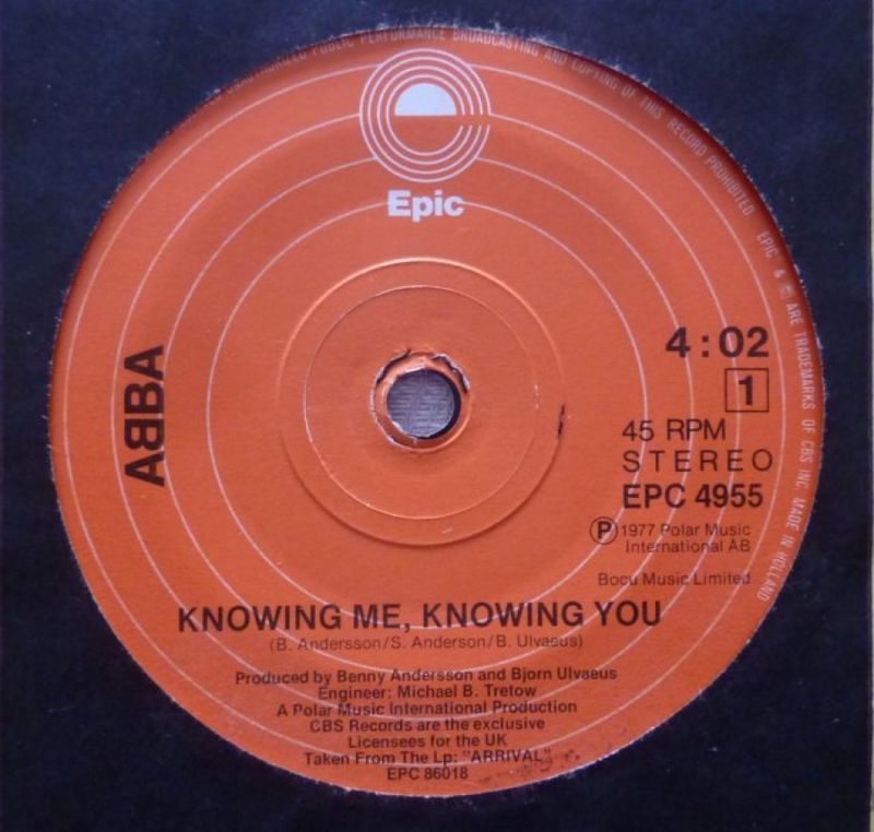 Abba Knowing Me Knowing You Vinyl Records and CDs For Sale | MusicStack
