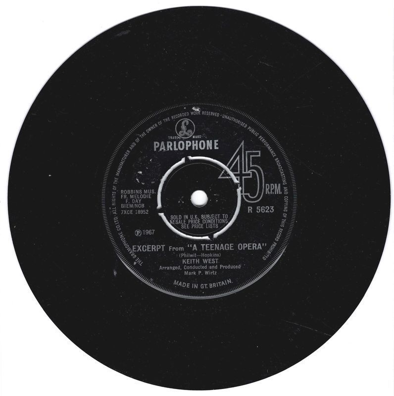 Keith West Excerpt From A Teenage Opera Vinyl Records and CDs For Sale ...