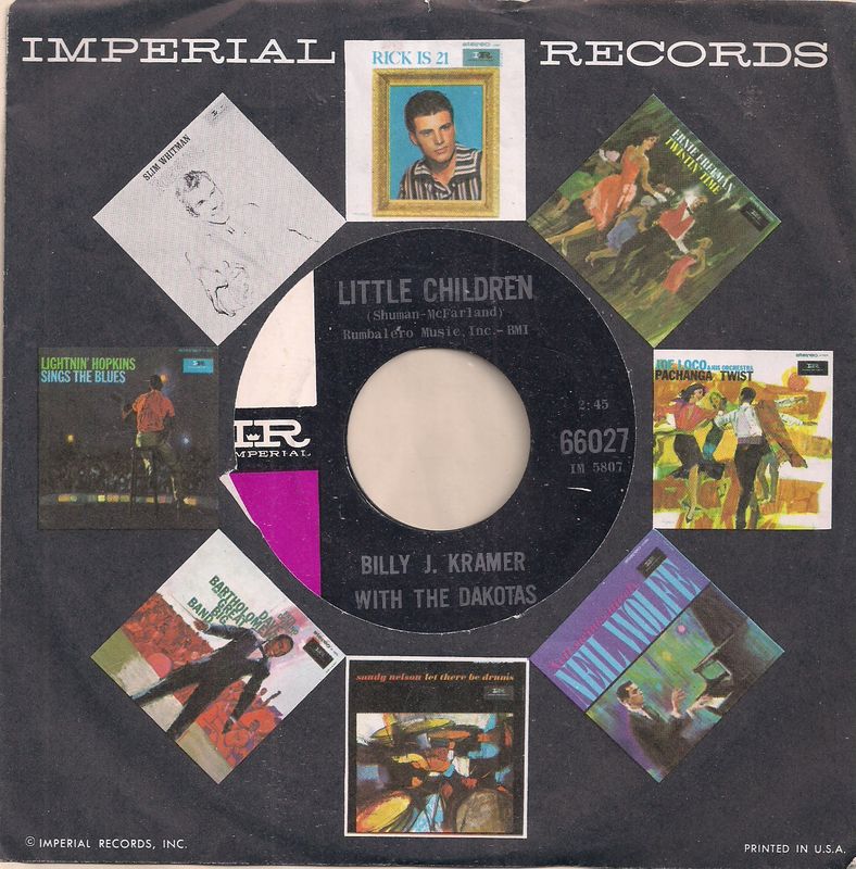 Billy J Kramer Little Children Vinyl Records and CDs For Sale | MusicStack