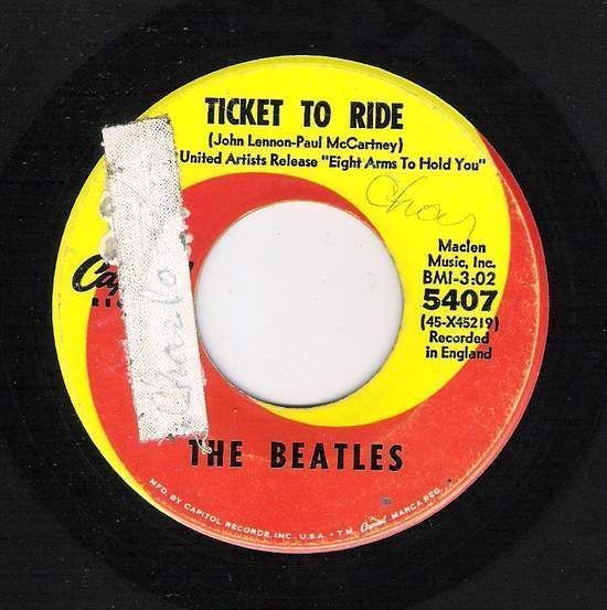 Beatles Ticket To Ride Vinyl Records and CDs For Sale | MusicStack