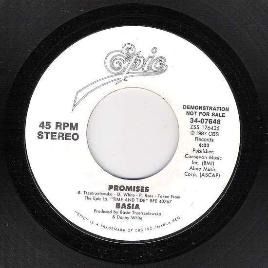 Basia Promises Vinyl Records and CDs For Sale | MusicStack