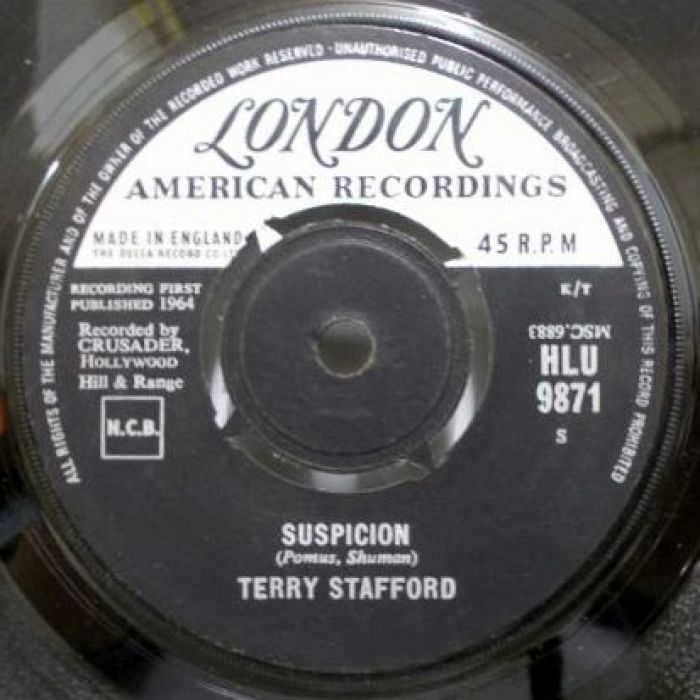 Terry Stafford Suspicion Vinyl Records and CDs For Sale | MusicStack