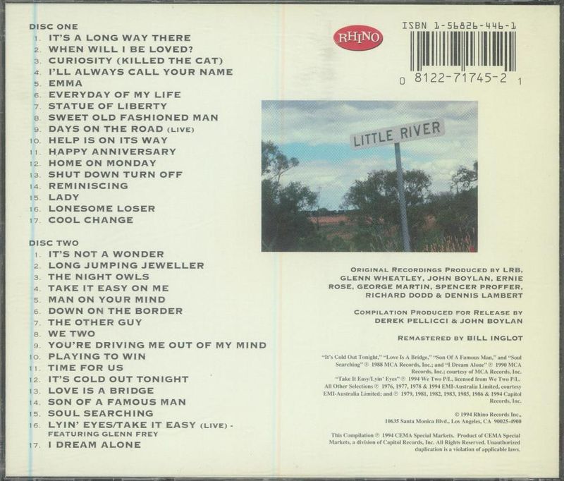 Little River Band - Reminiscing: The Twentieth Anniversary Collection ...