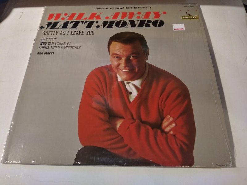 Matt Monro Walk Away Vinyl Records and CDs For Sale | MusicStack