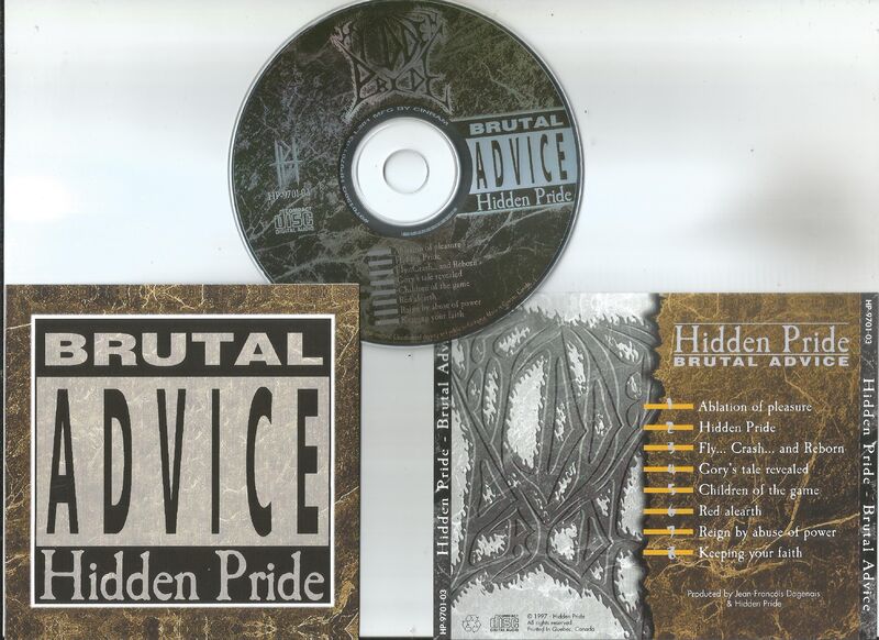 Hidden Pride - Brutal Advice (CD) For Sale