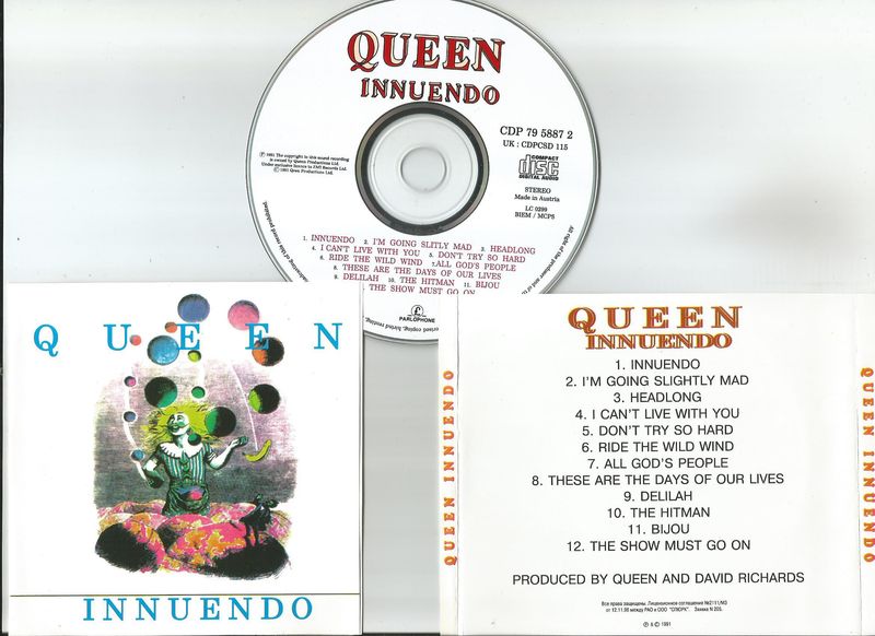 Queen Innuendo Vinyl Records and CDs For Sale | MusicStack