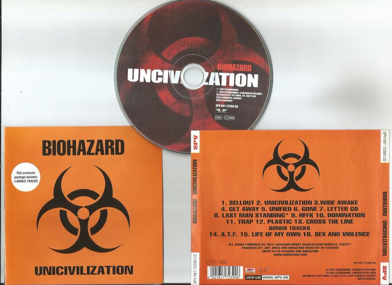 Biohazard Uncivilization Vinyl Records and CDs For Sale | MusicStack