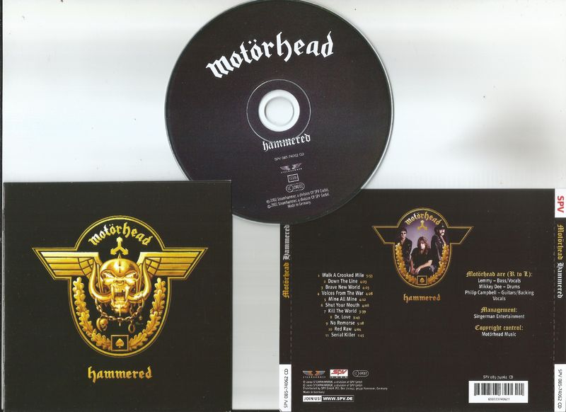 Motorhead Hammered Vinyl Records and CDs For Sale | MusicStack