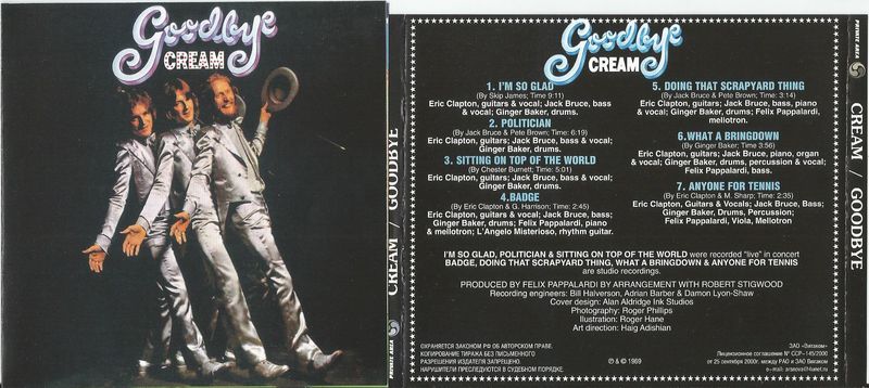 Cream Goodbye Vinyl Records and CDs For Sale | MusicStack