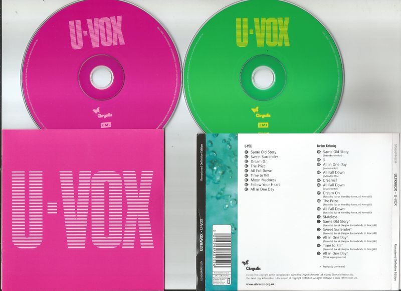 Ultravox U-vox Vinyl Records and CDs For Sale | MusicStack