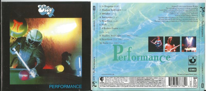 Eloy Performance Vinyl Records and CDs For Sale | MusicStack