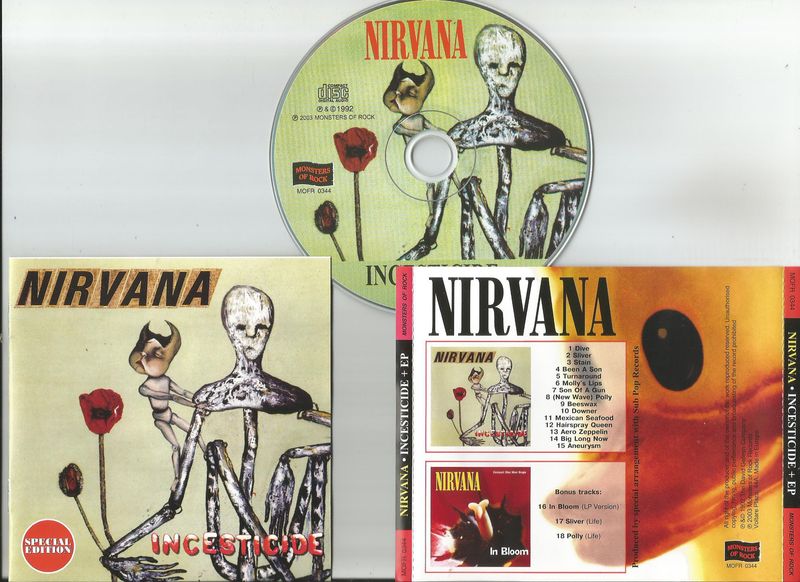 Nirvana Incesticide Vinyl Records and CDs For Sale | MusicStack