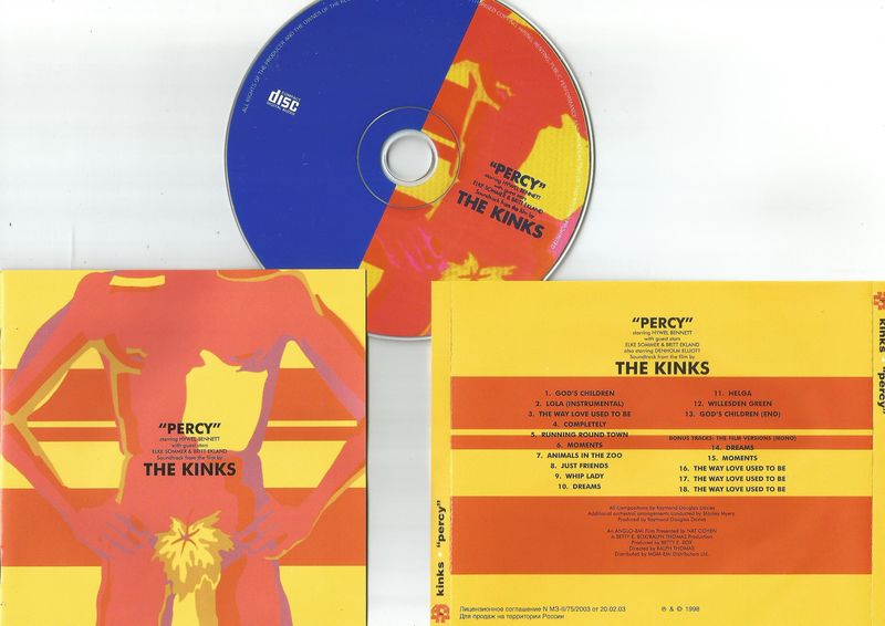 Kinks Percy Vinyl Records and CDs For Sale | MusicStack