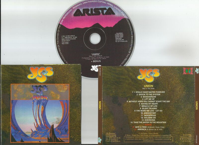 Yes Union Vinyl Records and CDs For Sale | MusicStack