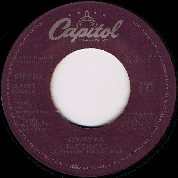 O'bryan Vinyl Records and CDs For Sale | MusicStack