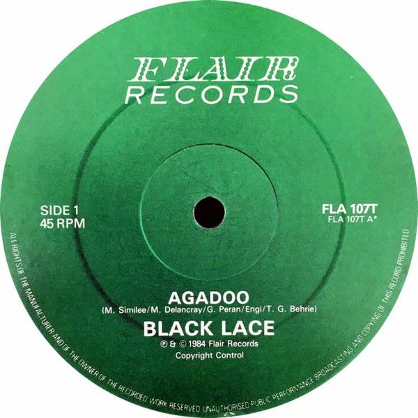 Black Lace Agadoo Vinyl Records and CDs For Sale | MusicStack